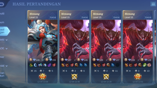 Mlbb - Profile - SHOWROOM